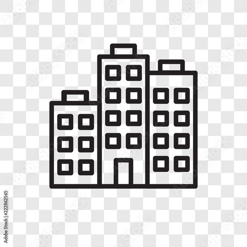 "Company vector icon isolated on transparent background, Company logo ...