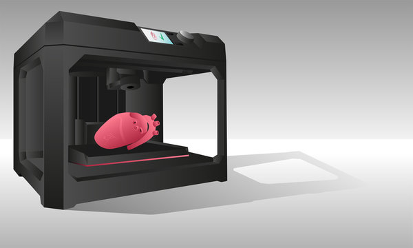 3d Printer Makerbot Heart