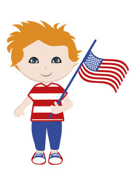 Patriotic Kids Clipart