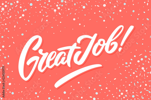 "Great Job banner." Stock image and royalty-free vector files on ...