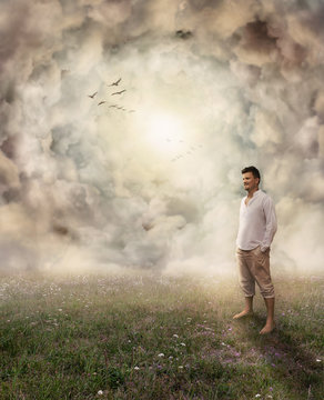 Guy Standing Alone