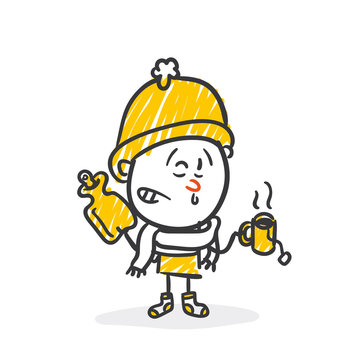 Schnupfen Clipart Of Children