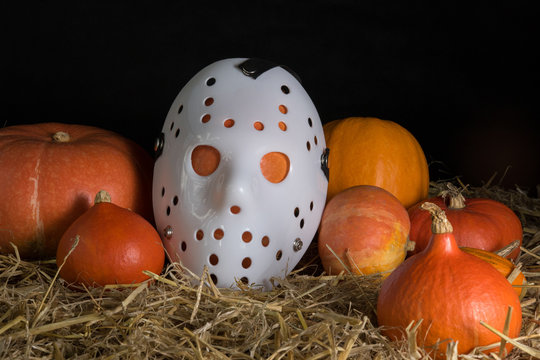 Jason Mask Pumpkin