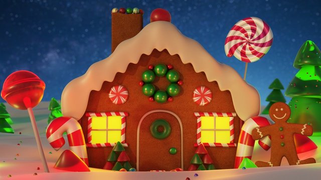 Gingerbread House Scene Images – Browse 2,101 Stock Photos, Vectors ...