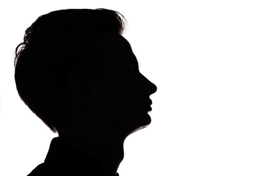 Male Silhouette Front Face Images – Browse 7,828 Stock Photos, Vectors ...