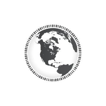 Binary Sphere Black And White Icons Images – Browse 200 Stock Photos ...