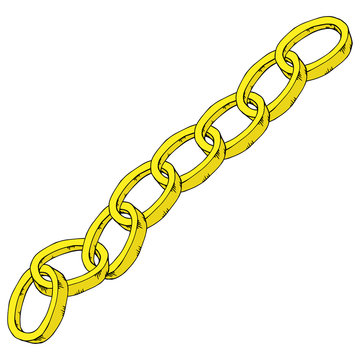 Gold Chain Sketch