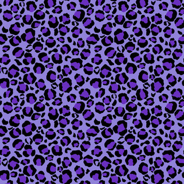 Purple Leopard Print Pattern