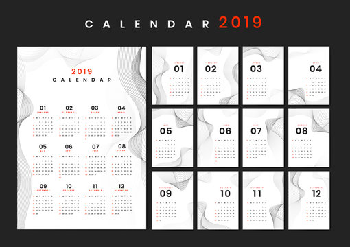 Pocket Calendar Template