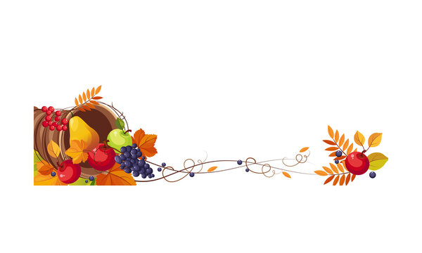 Cornucopia Border Clip Art