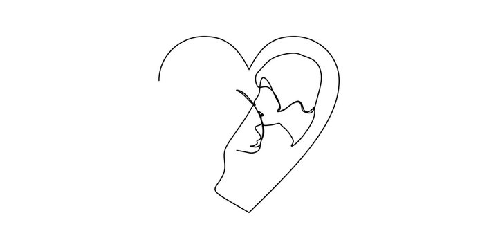 Two People In Love Drawings