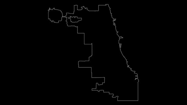 Chicago Map Outline Images – Browse 1,038 Stock Photos, Vectors, and ...