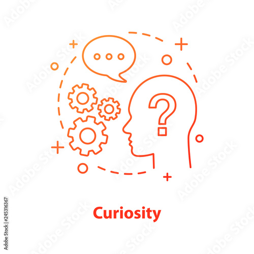 "Curiosity concept icon" Stock image and royalty-free vector files on ...