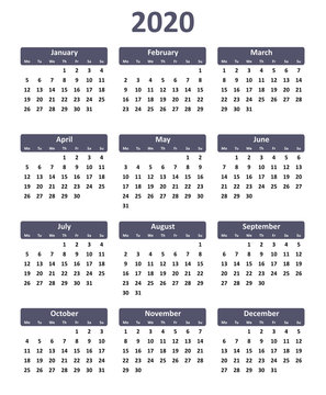 "2020 Calendar" Images – Browse 491 Stock Photos, Vectors, and Video ...