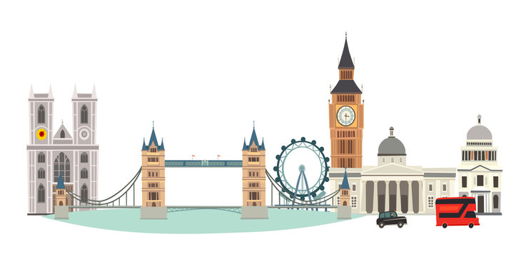London Skyline Cartoon Images – Browse 20 Stock Photos, Vectors, and ...