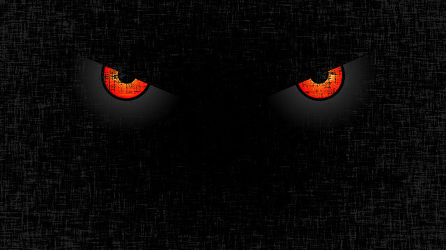 Evil Red Eyes Wallpaper