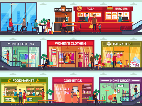 Shopping Mall Cartoon Images – Browse 37,184 Stock Photos, Vectors, and ...