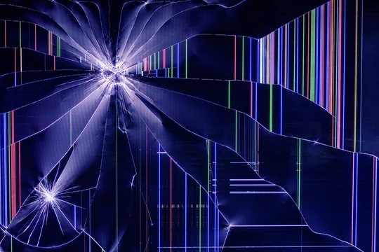 Broken Tv Screen Wallpaper