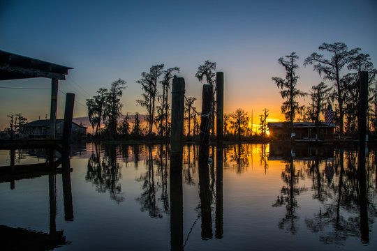 Louisiana Bayou Sunset