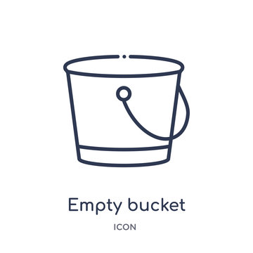 Empty Bucket Clipart