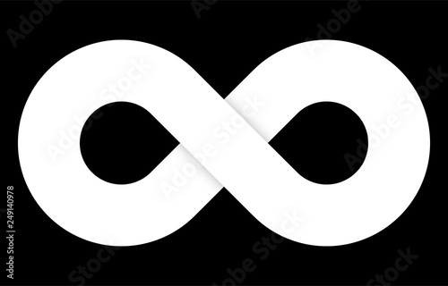 White Infinity Logo