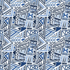 Sewing fabric with Boho pattern vector - CottonBee