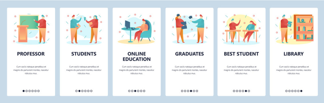 Education Onboarding Screens Images – Browse 15,045 Stock Photos ...
