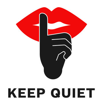 Keep Quiet Sign