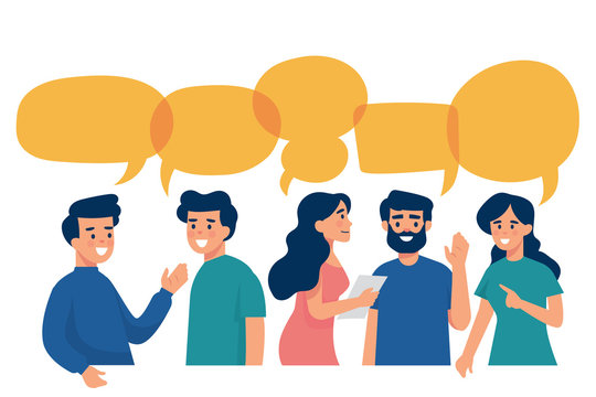 Group Talk Clipart