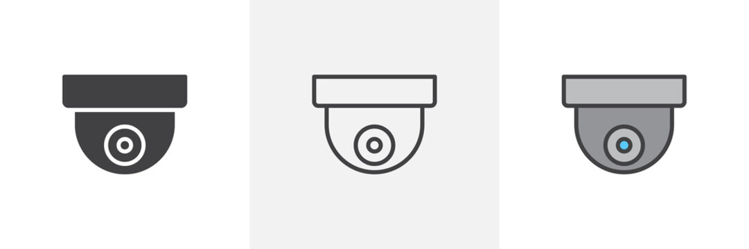 Dome Security Camera Icon