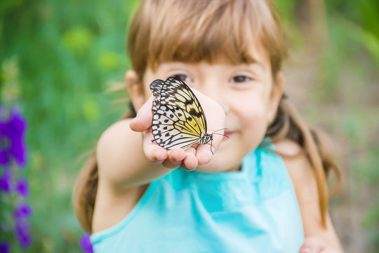 Kid With Butterfly Images – Browse 219,704 Stock Photos, Vectors, and ...