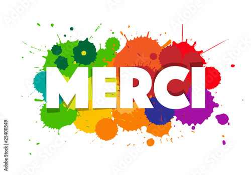 "Merci !" fichier vectoriel libre de droits sur la banque d'images ...