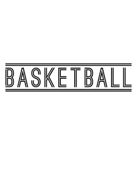 Intramural Sports Clipart Black