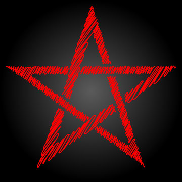 Unicursal Hexagram Inverted Pentagram