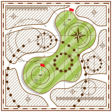 Golf Course Layout Images – Browse 1,380 Stock Photos, Vectors, and ...