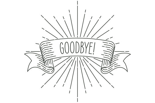 Goodbye Banner Clipart