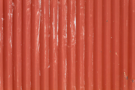 Red Metal Roof Texture