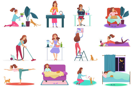 Housework Activity Cartoon Images – Browse 2,757 Stock Photos, Vectors ...