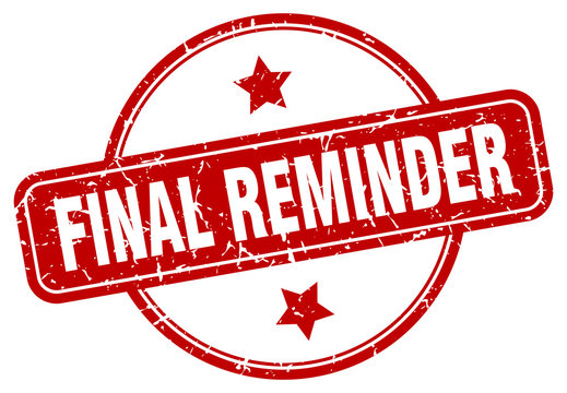 "Final Reminder" Images – Parcourir 286 le catalogue de photos ...