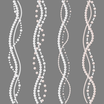 Pearls Border Clip Art