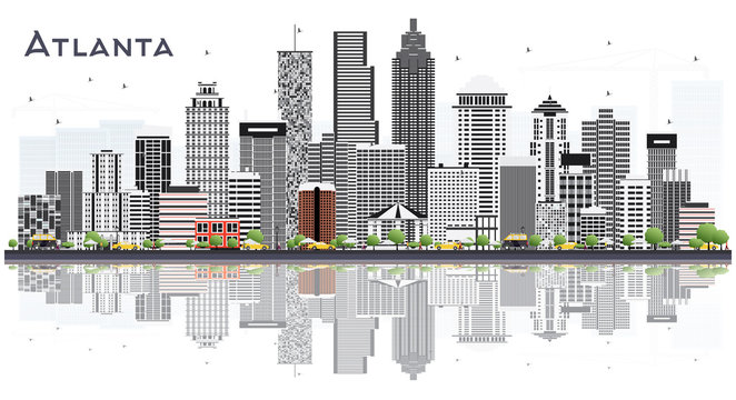 Atlanta Skyline Outline Images – Browse 228 Stock Photos, Vectors, and ...