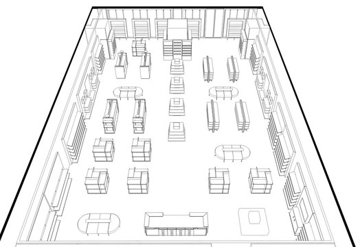 Shop Layout Blueprint
