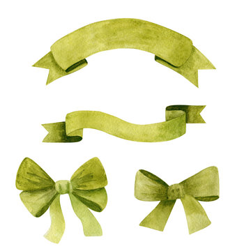Green Ribbon Watercolor Images – Browse 795,383 Stock Photos, Vectors ...