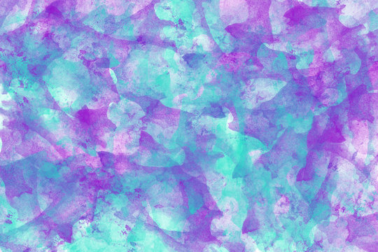 Purple And Teal Watercolor Wallpaper Purple And Teal Watercolor