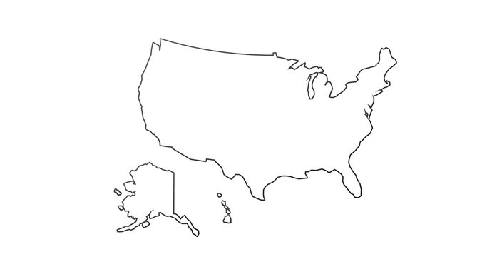 North America Map Outline Images – Browse 47,257 Stock Photos, Vectors ...