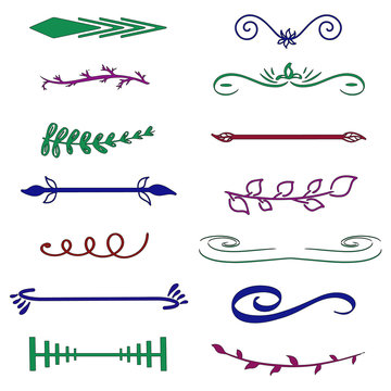 Colorful Decorative Line