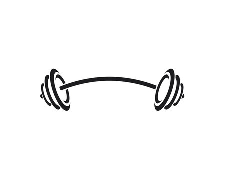 Bent Barbell Clipart