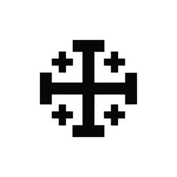 Medieval Background Cross