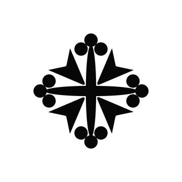 Medieval Background Cross