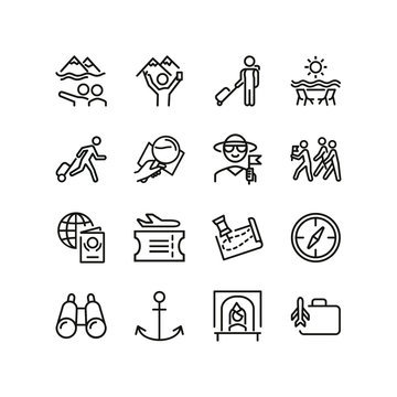 Walking Tour Icon Images – Browse 3,935 Stock Photos, Vectors, and ...